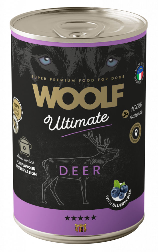 WOOLF Ultimate wet food - Deer | Woolfsnacks